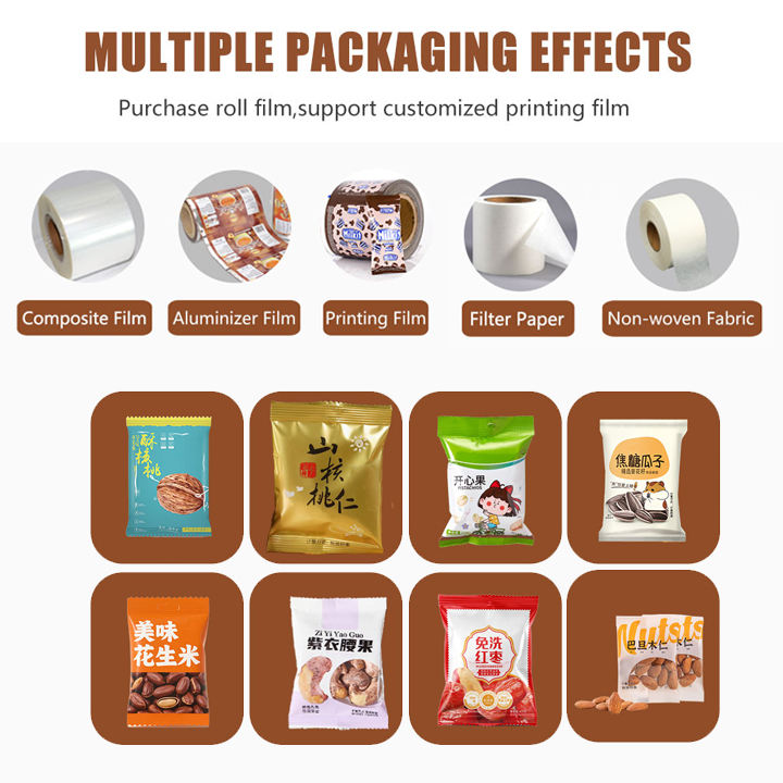 Automatic Nuts Cashew Filling Vaccum Packing Machine Mix Nuts Packaging ...