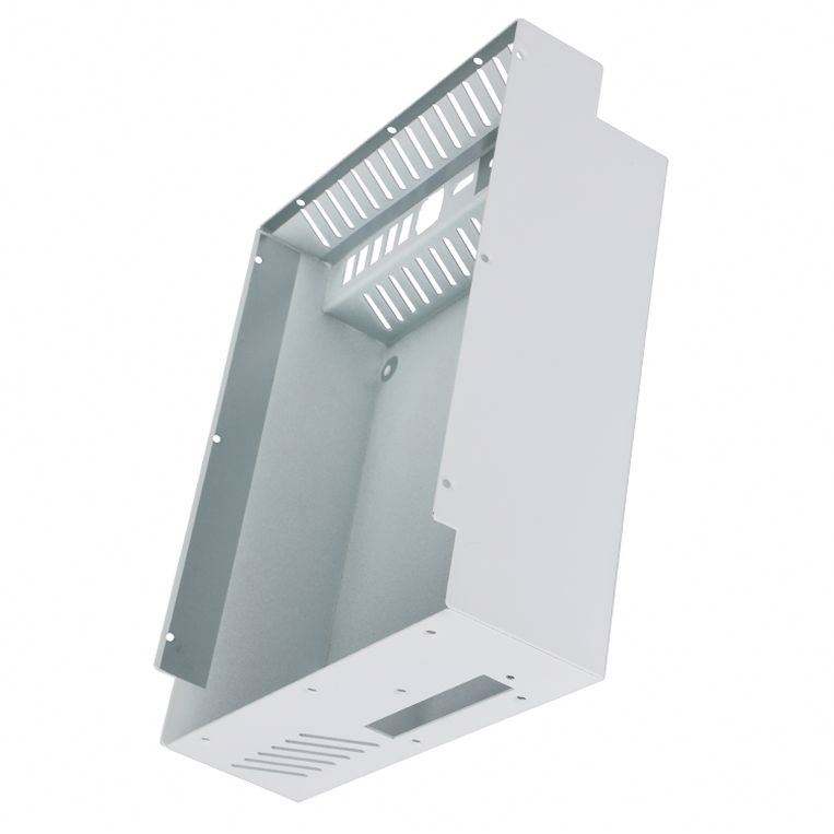 External Speaker Enclosure Gpu Electronic Vented TV Aluminium Desk Mini ...