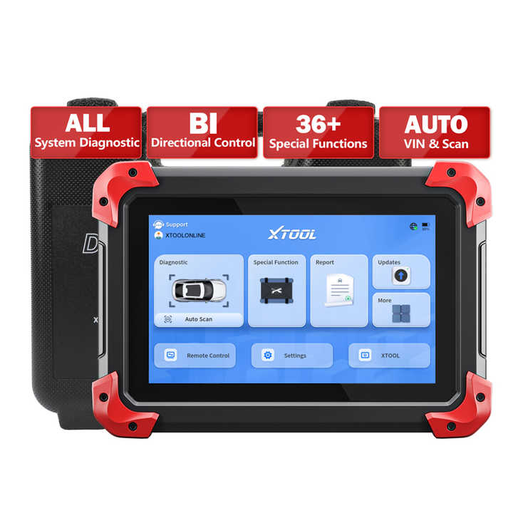 XTOOL D7 All System Car Diagnostic Tools Bidirectional Scanner ECU ...