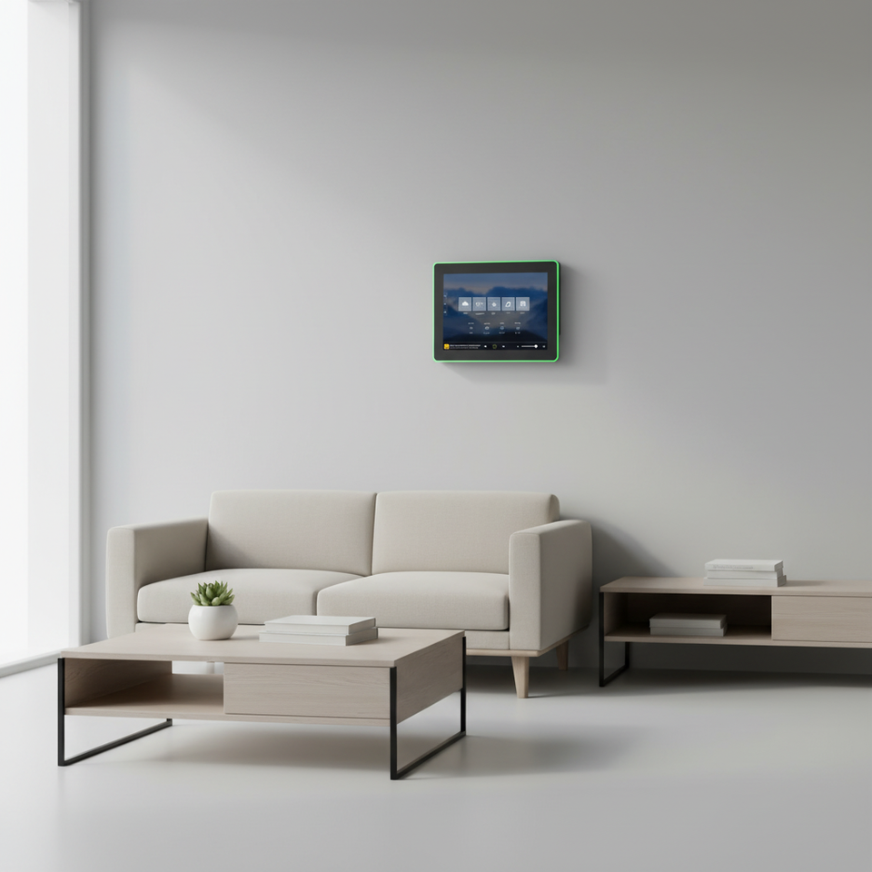 10.1-inch Wall Mounted Lcd Touch Screen Poe Power Led Light Booking ...