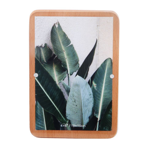 Beautiful Photo Neon Orange Acrylic Picture Frames With Back Stand 4 X6 ...