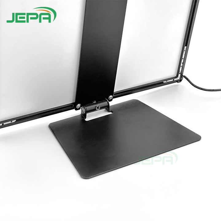 Adjustable Brightness LED Light Box Rectangle Desktop Aluminum Frame ...