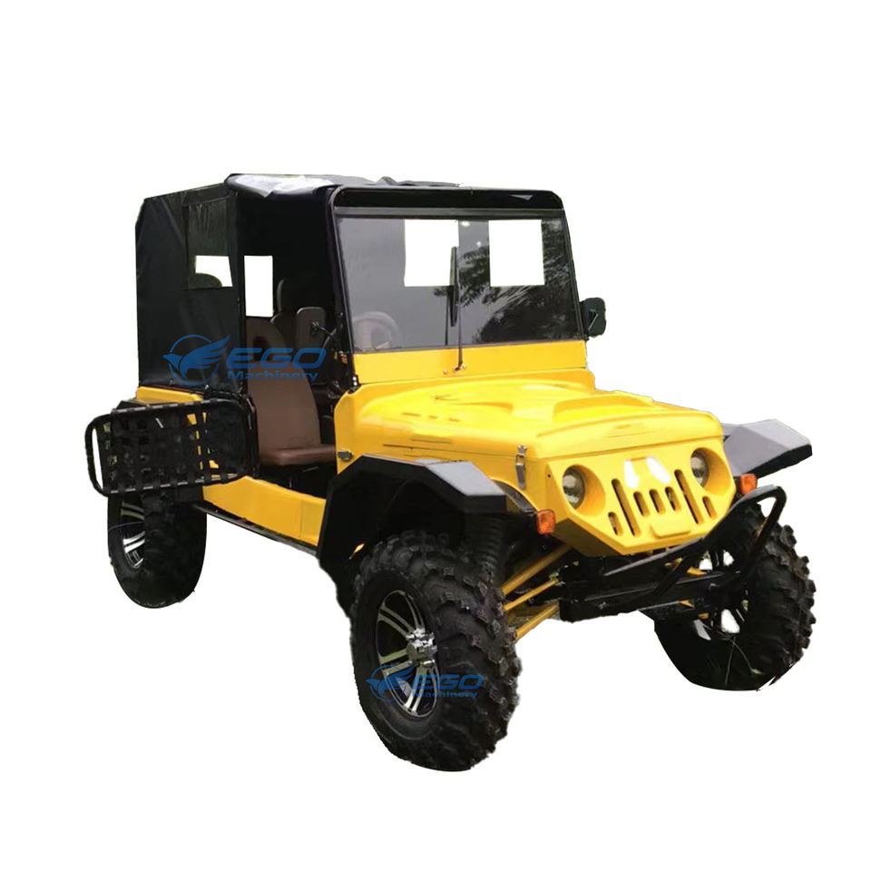 Automatic Adults Gasoline/Electric Jeep for Sale 4 Seats Mini Jeep ...