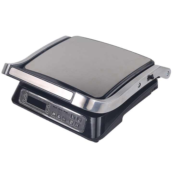 AIFA 180 Open 4 Slice Detachable Removable Smart Digital Electric Panini Griddle Contact Grill ...