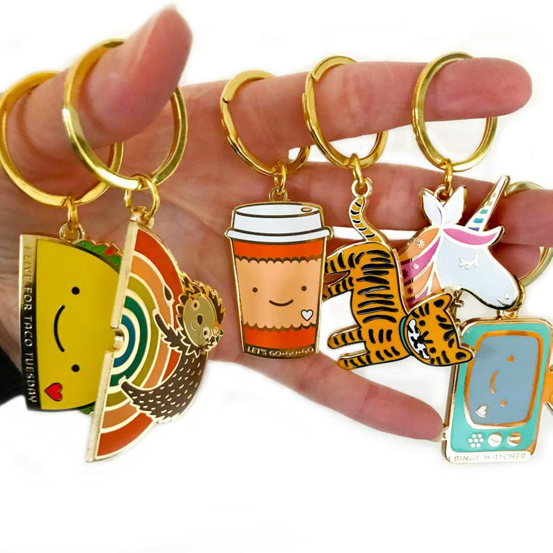 Custom Enamel Keychains - Perfect for Promotions & Events