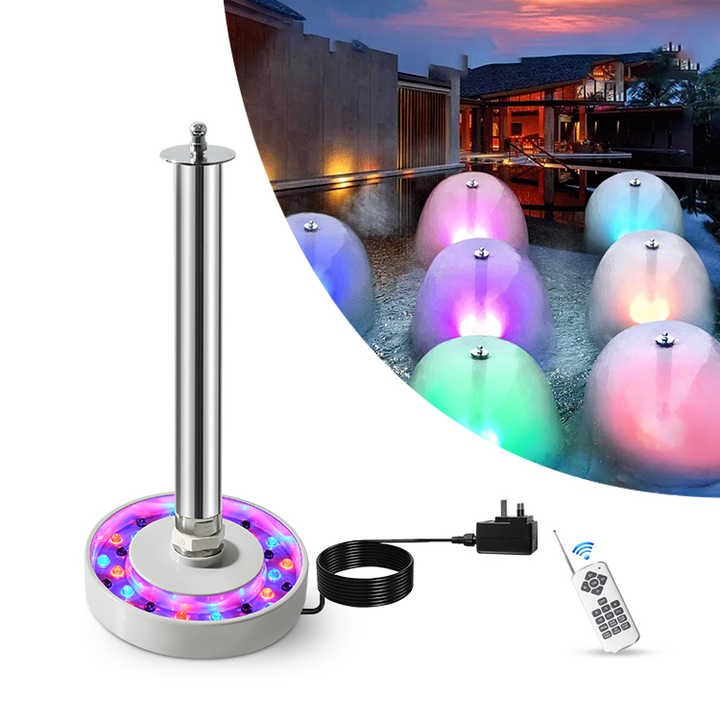 IP68 Waterproof Underwater Fountain Nozzle LED Light 12V 3W 12W ...