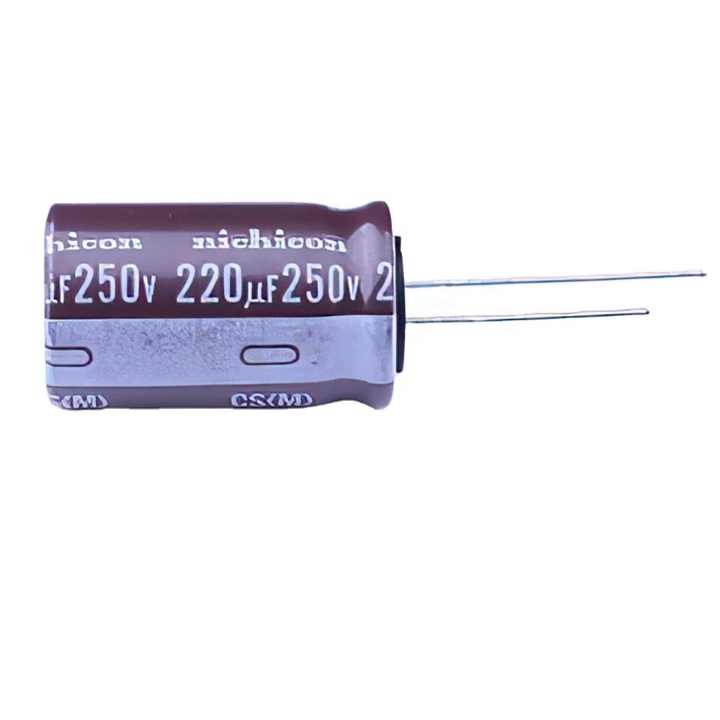 Aluminum electrolytic capacitors 220uF 20% 250V UCS2E221MHD plug-in ...