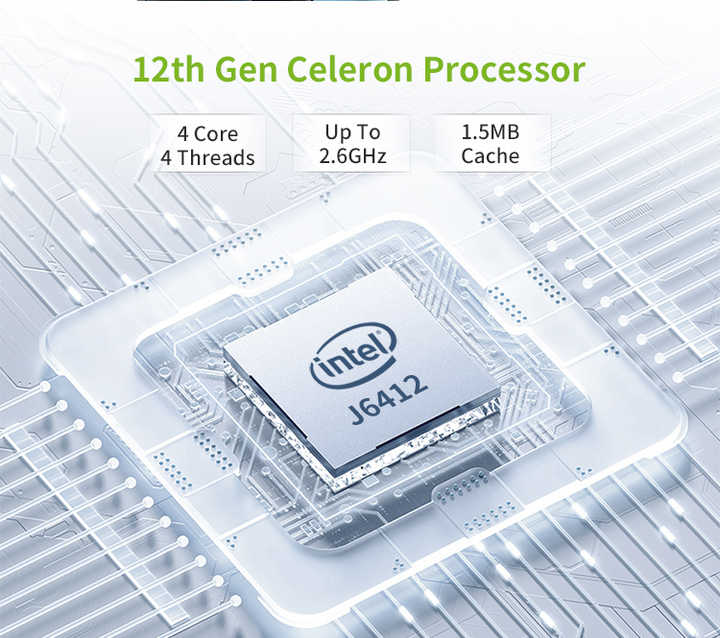 Thin Compact Computer J6412 - Quad Core Win 11 Embedded