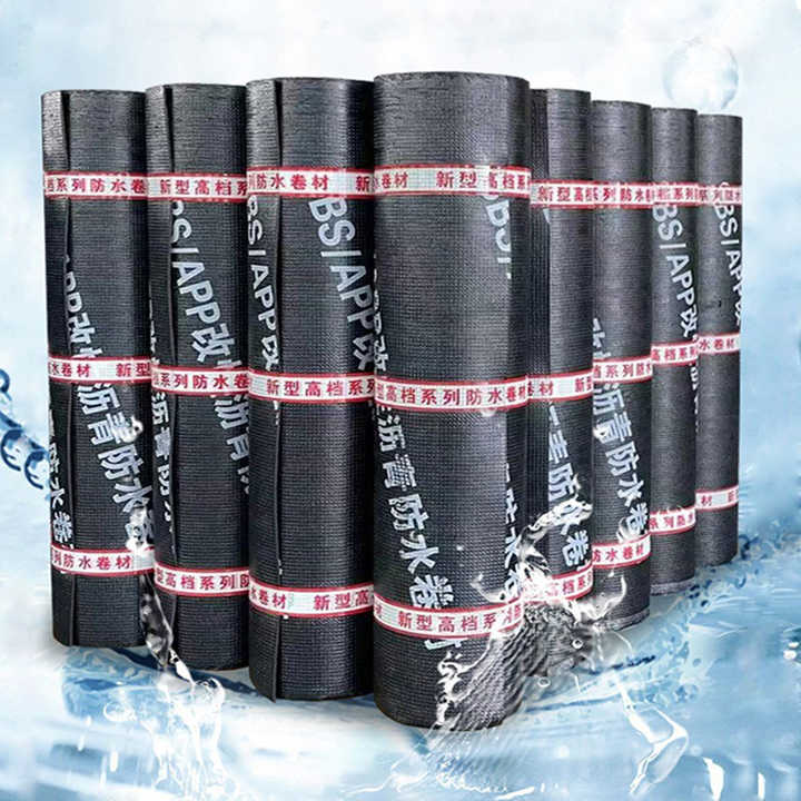 Modern Design 3mm Thick SBS Modified Bitumen Waterproof Roof Basement Pond Construction Membrane ...