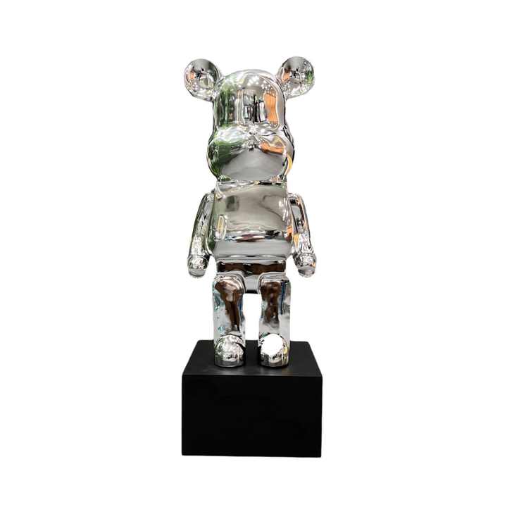 Modern Cartoon Fiberglass Resin Bearbrick Bear Brick Statue Toy Model ...