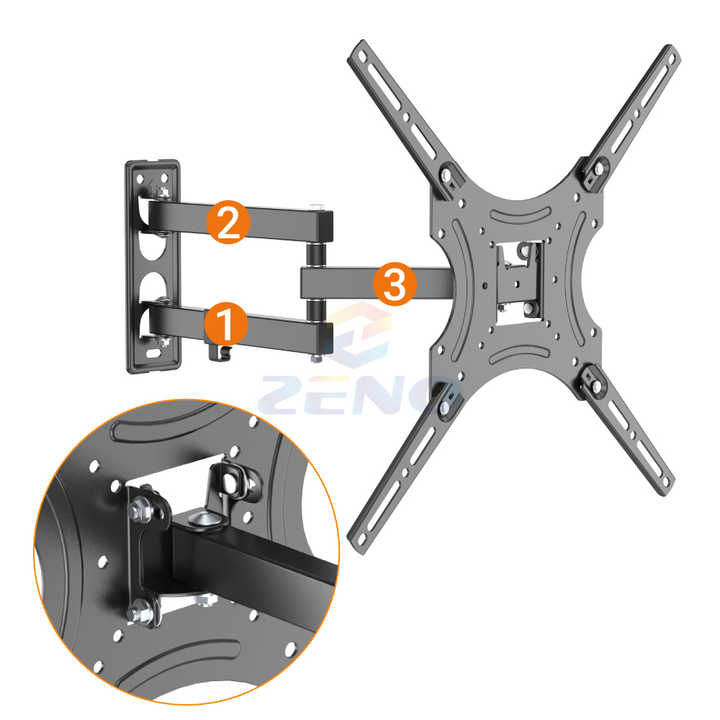 Popular 26" to 55" Full Motion TV Bracket with VESA 75x75mm to ...