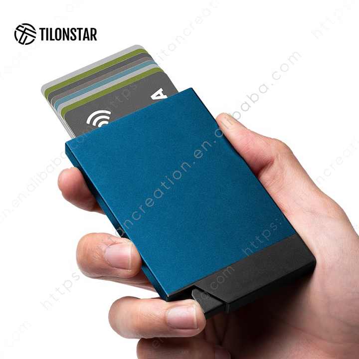 Customized Logo New Patented Quick Hold 8 Cards Access RFID Blocking ...