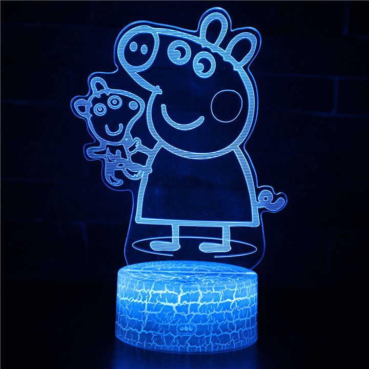 3D LED Funny Night Light Custom Smart Lamps Desk Decoration LED Lamps ...