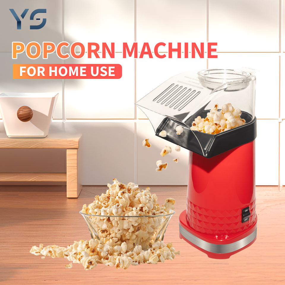 Small Gourmet Hot Air Popcorn Machine - Professional & Automatic