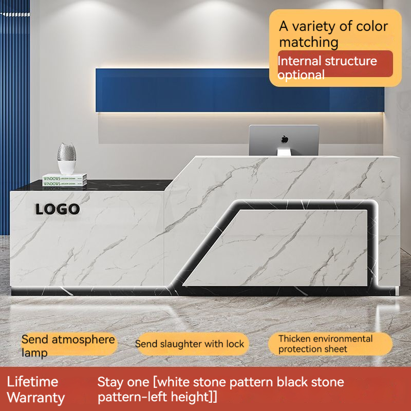 Modern Led-Lit Office Reception Desks for Large Counters