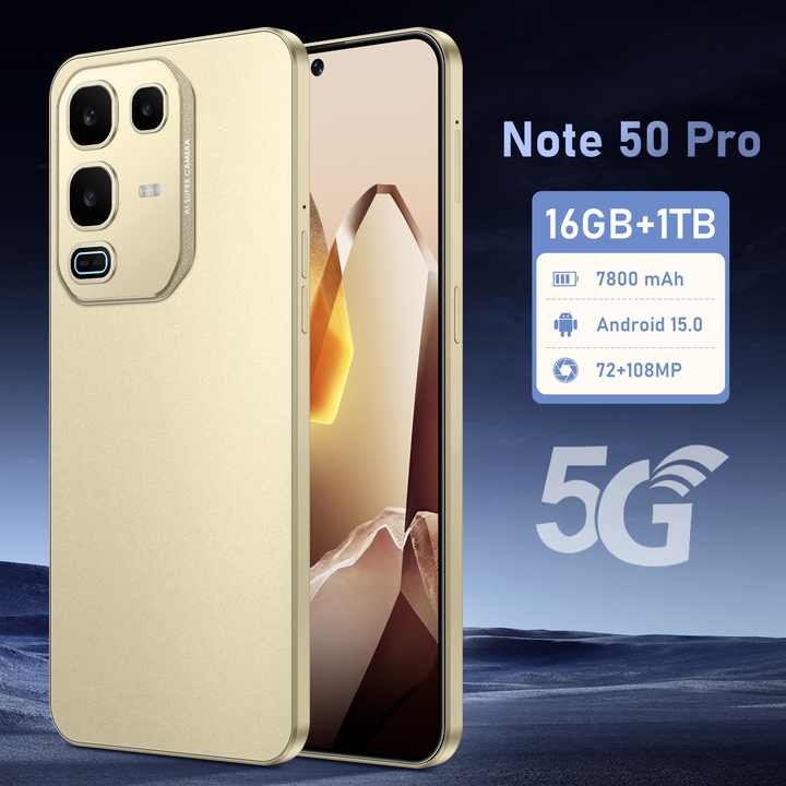 New Design Note50 ProAI Mobile Deca Core CPU 108MP Rear Camera MTK ...