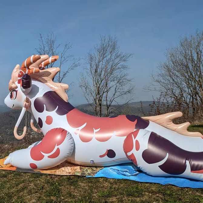 Giant Dragon Inflatable Ride on Animals Costume for Adult Pool Float ...