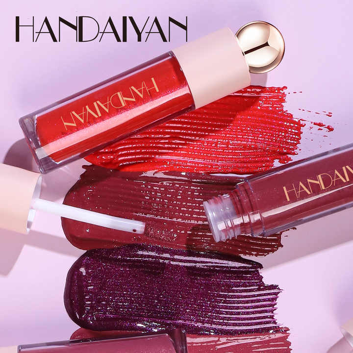 HANDAIYAN Natural Shimmer Lipgloss With Charm Vendor Korean Lip ...