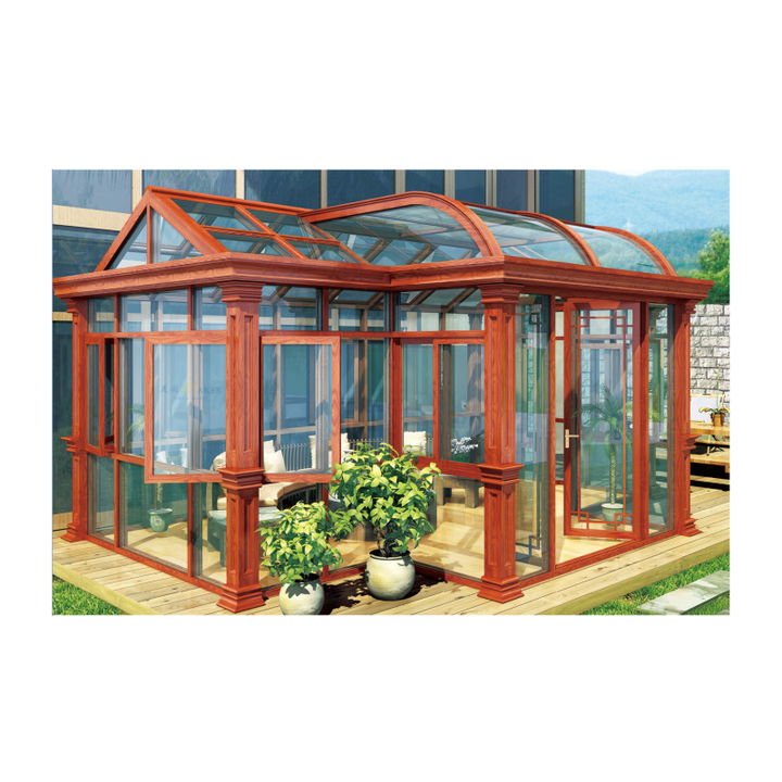 Aluminum Profile Greenhouse Free Standing Sunroom for Outdoor Balconies ...