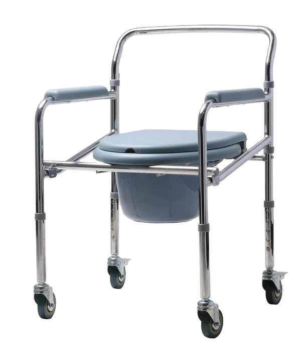 Factory Supplier Aluminium Commode Chair Shower Wheel Chair For ...