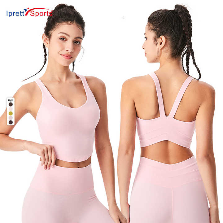 Wholesale New Design Push up Sports Bra Beauty Back Sexy Breathable Women Active Tops Fitness ...