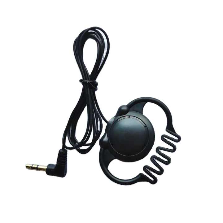 3.5mm Mono Headphone - Ear-Hook Earphone for Tour Guides