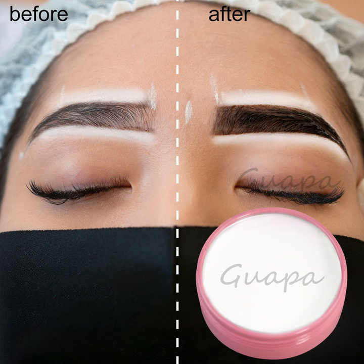 Customized Microblading Eyebrow White Paste Tattoo Brows