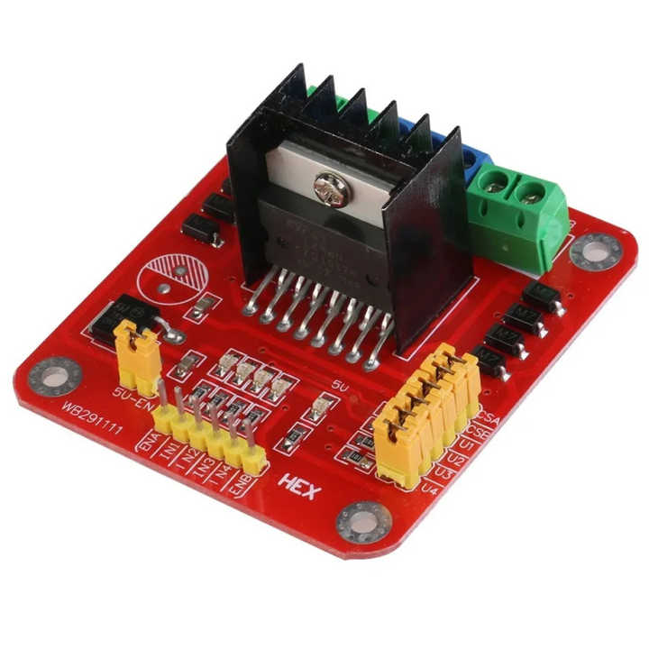 L298n Dc Stepper Motor Driver Stepper Module Max 20w 2a Dual H Bridge ...