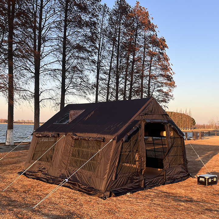 4 Season Luxury Camp Tent - Inflatable Camping Tube Tent