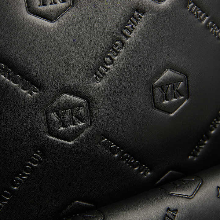 Customized Men's Black PU Leather Duffel Bag - Water-proof