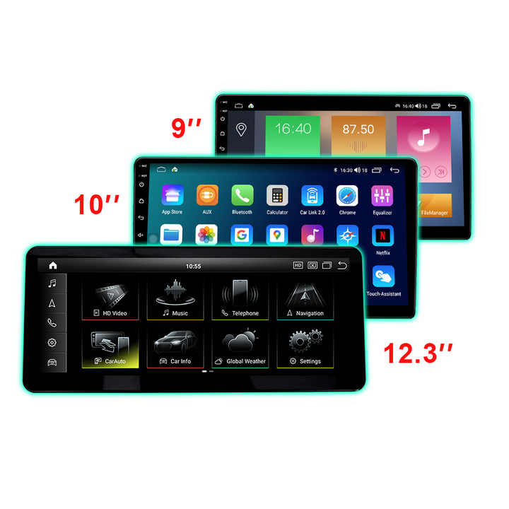 Wholesale 9 10 12.3 Inch 2 Din Android Touch Screen Car Players