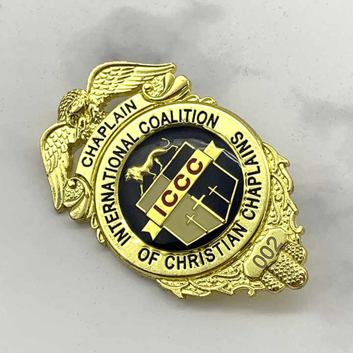 Chaplain Badge Metal Brooch Lapel Enamel Pin| Alibaba.com