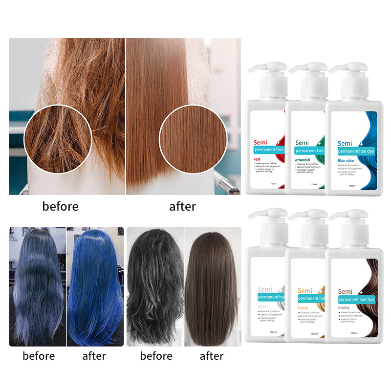 Custom Hair Dye Conditioner Semi Permanent Consolidate Extended Color ...