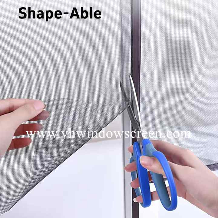 DIY Magnetic Window Mesh Screen Free Cut Size Insect Screen Curtain ...