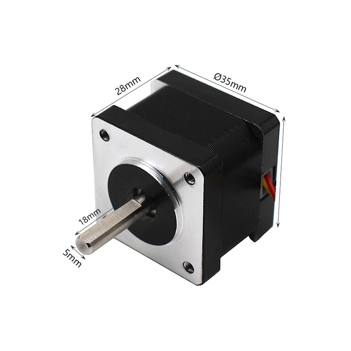 Nema 14 Hybrid Stepper Motor for Laser 3D Printers 35*28mm 10V 0.5 A ...