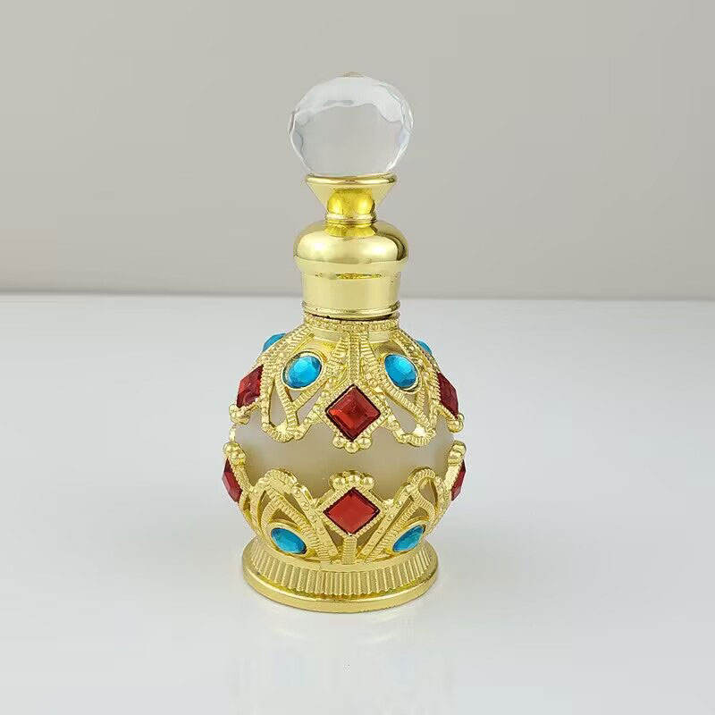 OEM Manufacturer 15ml Attar Perfume Bottles Arabic Design Luxury Glass ...
