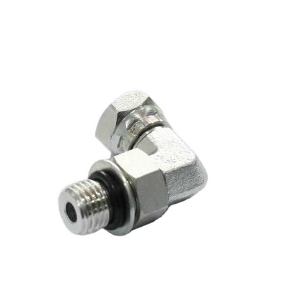 Carbon Steel Hydraulic Fitting Connector Thread Adapter Male O-ring boss ORB Female NPSM Swivel ...