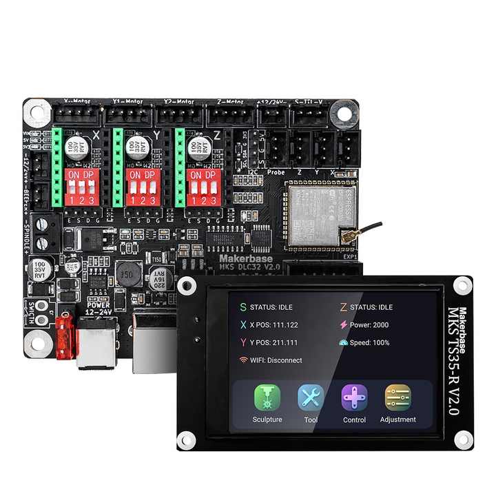 Makerbase MKS DLC32 Offline Grbl Controller for Laser & CNC