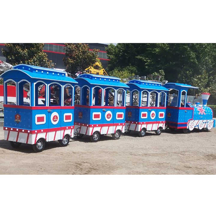 Long Size Tourist Road Train Kids Ride Train Park Electric Trackless ...
