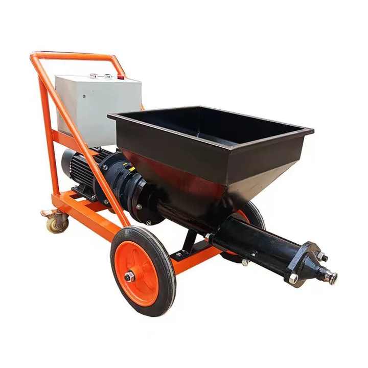 Electric Diesel Concrete Wall Plastering Machine - 30l/min