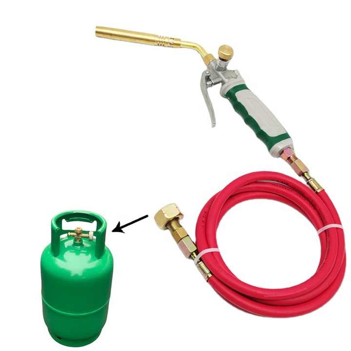 Welding Tool LPG Hand Torch Gas Torch Flame Gun with Two Switch