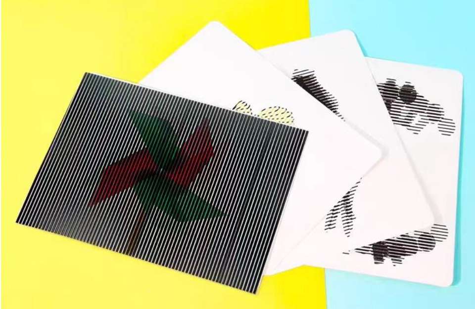 Customizable 3D Lenticular Plastic Sheet for 3D Picture Printing ...