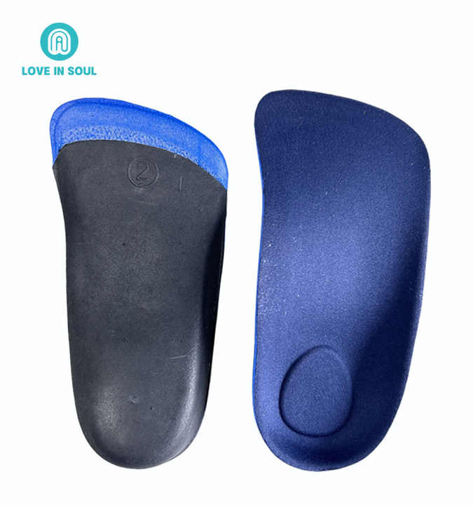 Arch Support Insole Arch Pain Relief EVA Heel Cup Insoles 3/4 Length ...