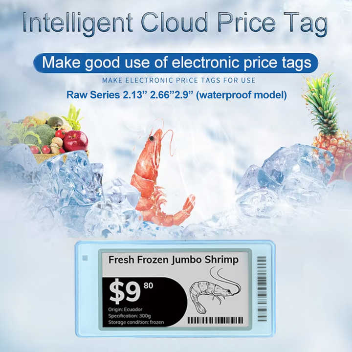 Walkin Cooler Esl Electronic Shelf Label Esl Low Temperature Freezer 2. ...