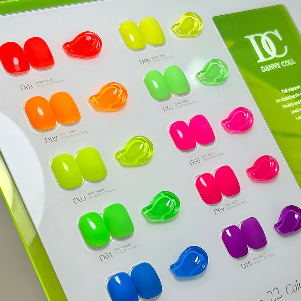 OEM Summer Color High Pigment Neon Gel Polish Set Wholesale