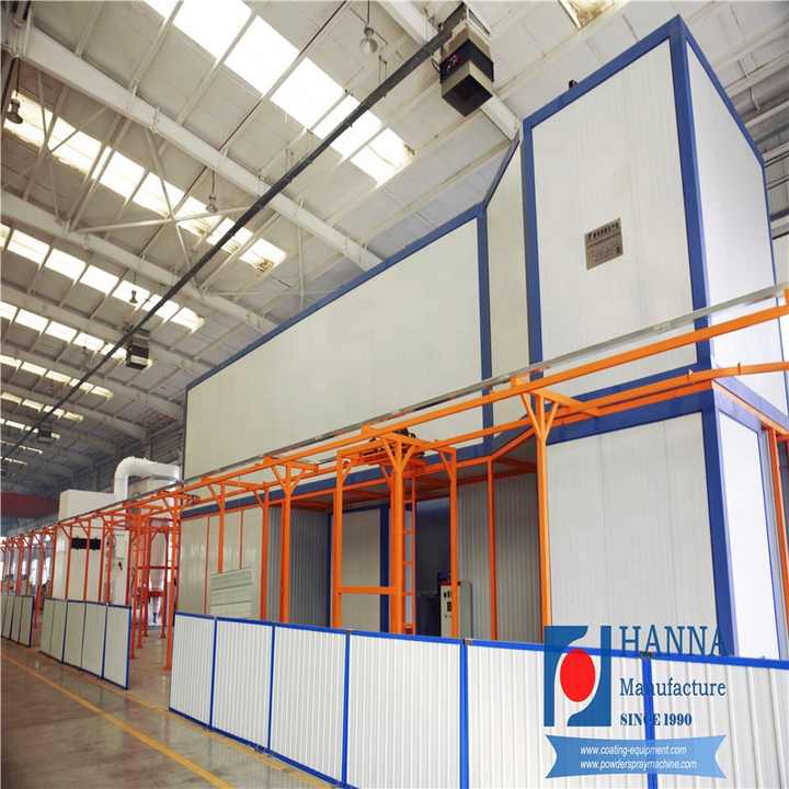 Industrial Curing Oven with Infrared Gas Burners for Powder Coating System
