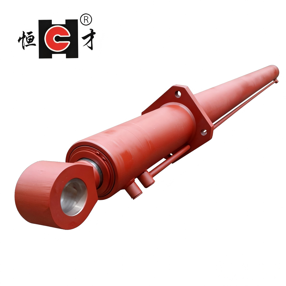 China HC Customizable Mining Support Hydraulic Cylinder Red Color with ...