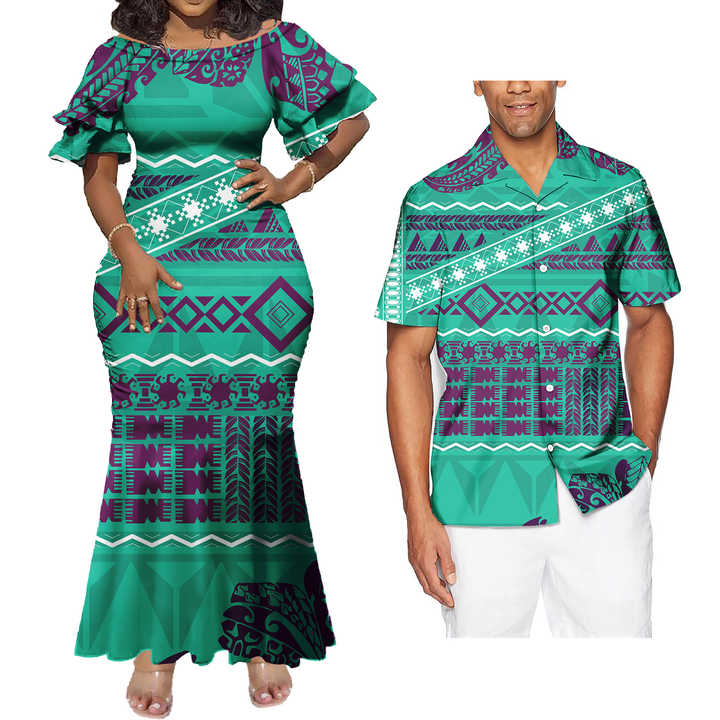 Polynesian Couple Sets - Custom Matching Outfits