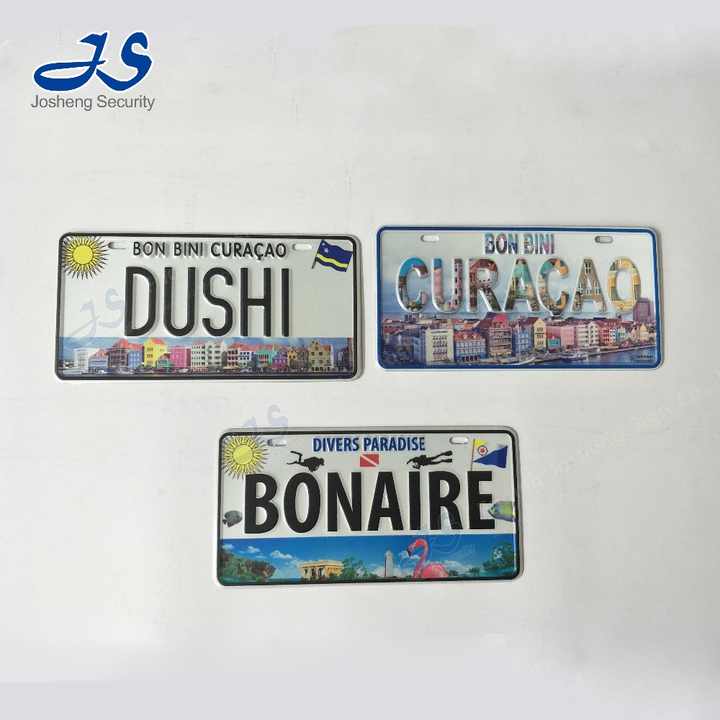 Aluminum Vehicle License Plate for Curacao - Custom Design with ...