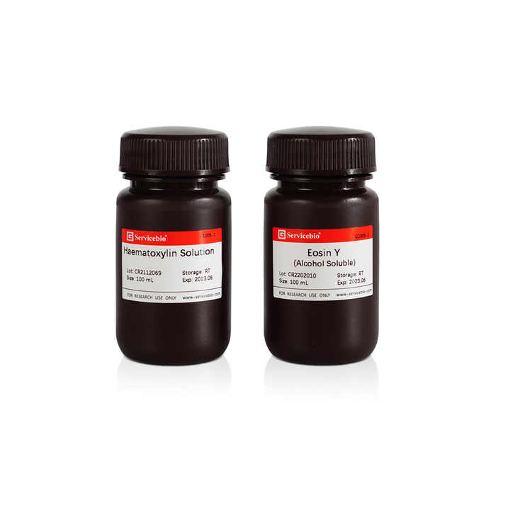 Laboratory Chemicals and Reagents 100ml 500ml Hematoxylin Eosin HE Staining Solution Combo ...